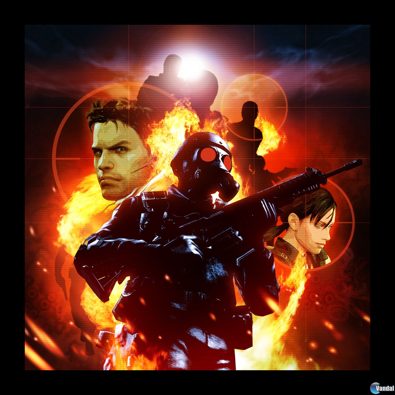 Resident Evil: The Mercenaries 3D Teaser Poster with 5 Character ...