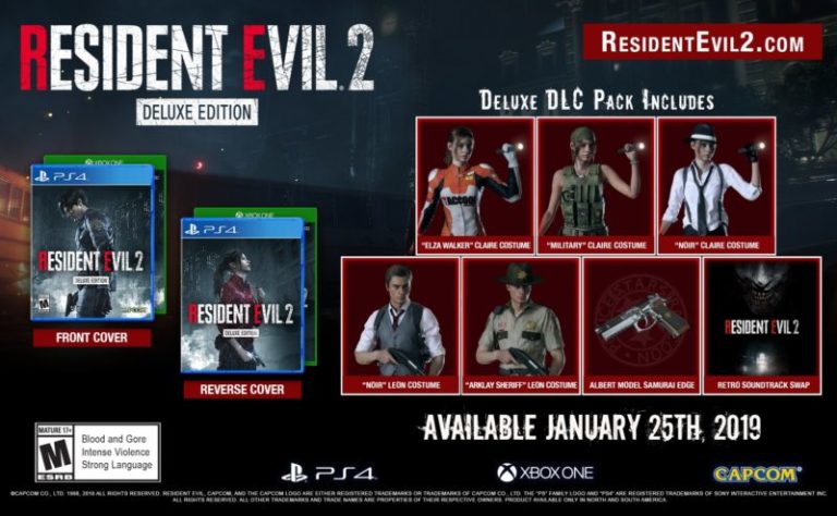 RE2 Remake: Check out the Deluxe Edition Costumes in Action - Rely on ...