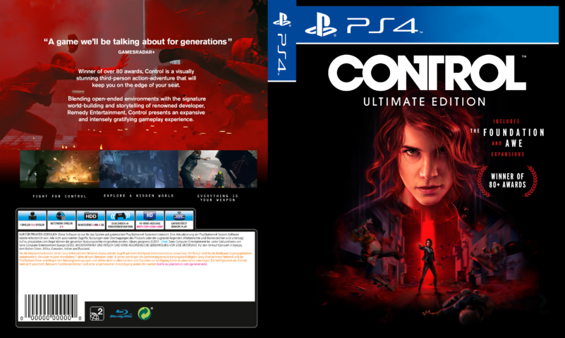 Control_PS4CoverSleeve_ControlUE - Rely on Horror
